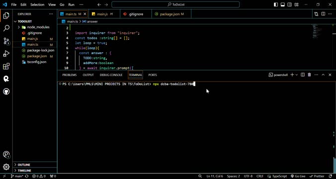 Launching TypeScript Todo List on npm | Maadeha Shaikh🌸 posted on the ... Launching TypeScript Todo List on npm | Maadeha Shaikh🌸 posted on the ...