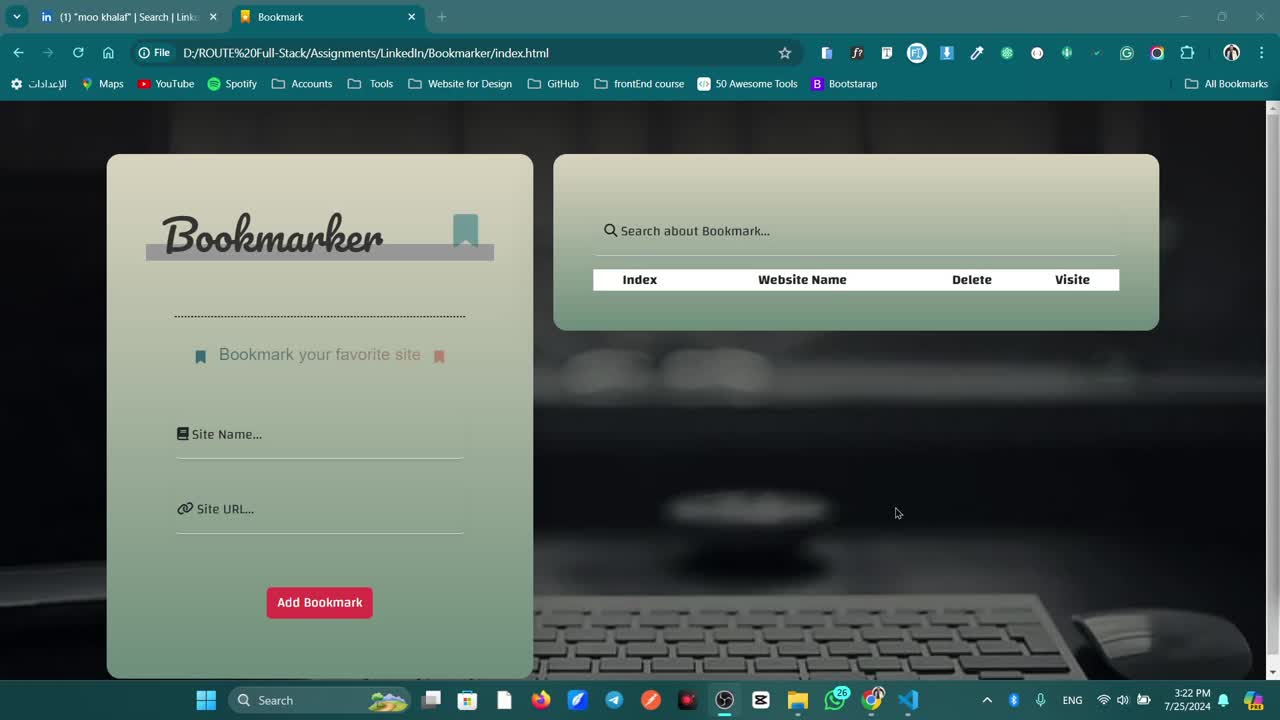 Tariq Zaki on LinkedIn: #webdevelopment #html #bootstrap #javascript # ... Tariq Zaki on LinkedIn: #webdevelopment #html #bootstrap #javascript # ...