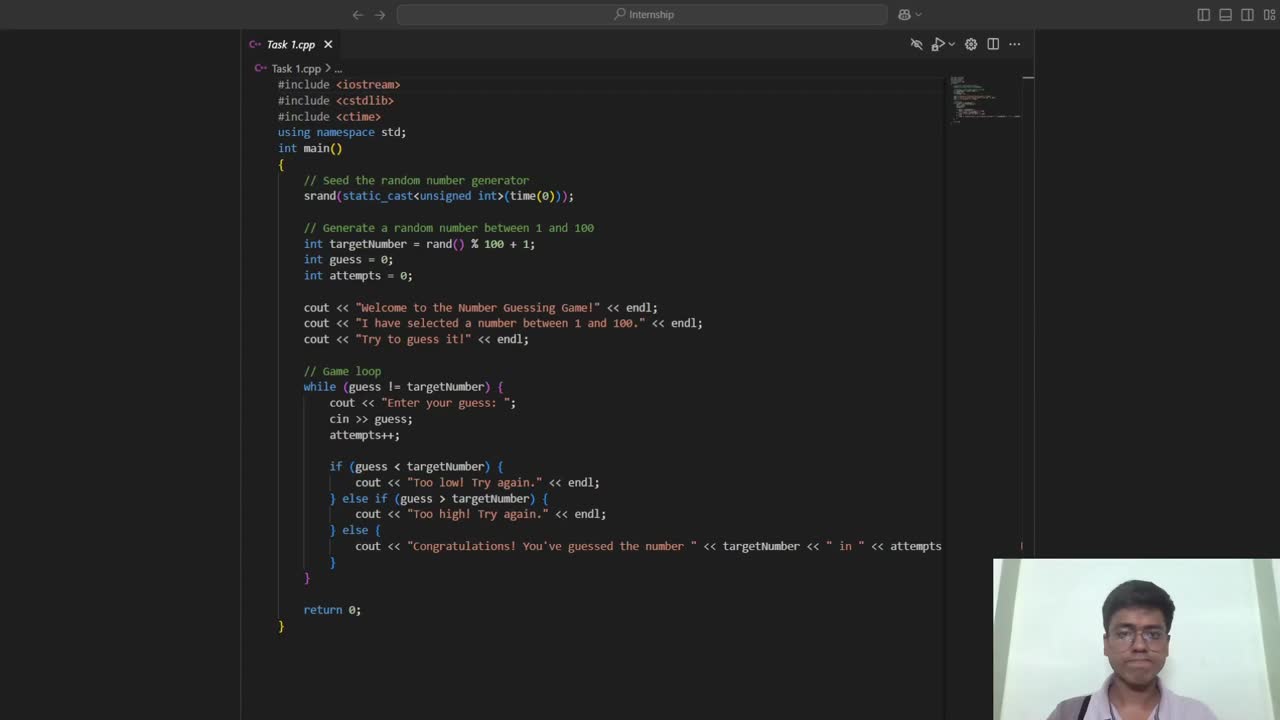 Harsh Garg on LinkedIn: #cplusplus #coding #internship #codealpha # ... Harsh Garg on LinkedIn: #cplusplus #coding #internship #codealpha # ...