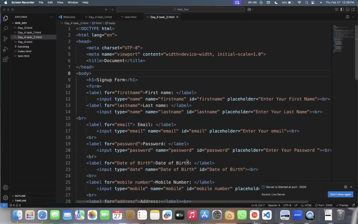 #webdevelopment #html #formdesign #codingjourney #learningbydoing ... #webdevelopment #html #formdesign #codingjourney #learningbydoing ...