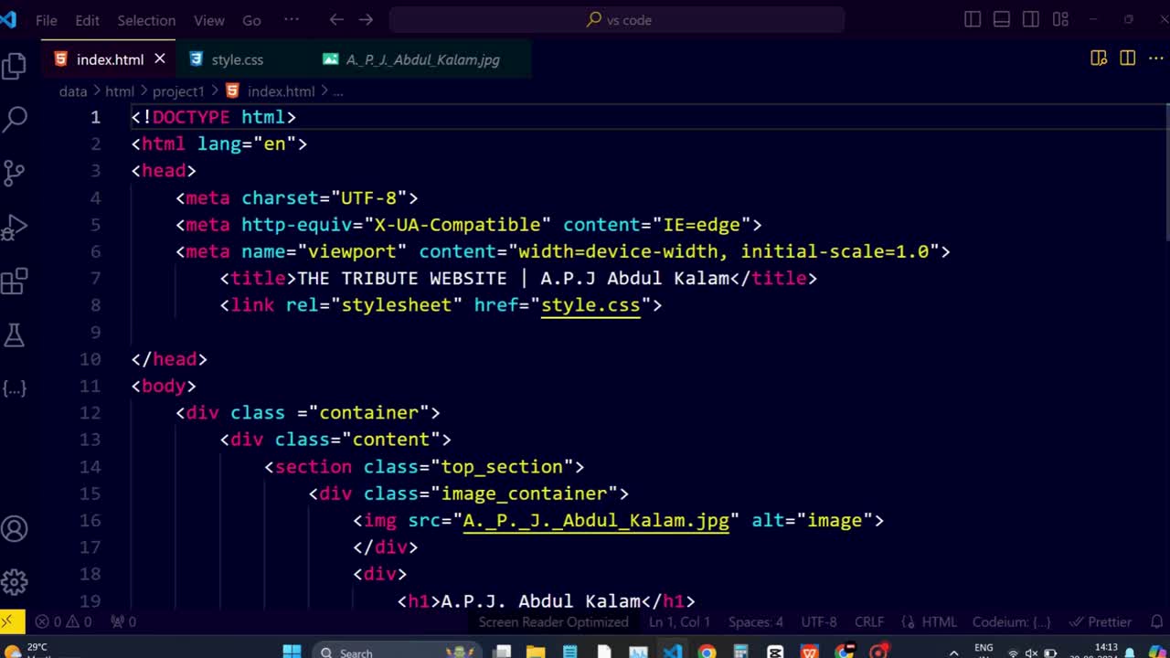 Anjali Gupta on LinkedIn: #webdevelopment #html #css #apjabdulkalam # ... Anjali Gupta on LinkedIn: #webdevelopment #html #css #apjabdulkalam # ...