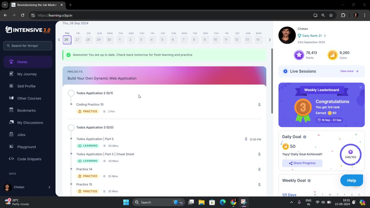 Chetan Ponugoti on LinkedIn: #day #ccbp #nxtwave #100daysofcode # ... Chetan Ponugoti on LinkedIn: #day #ccbp #nxtwave #100daysofcode # ...
