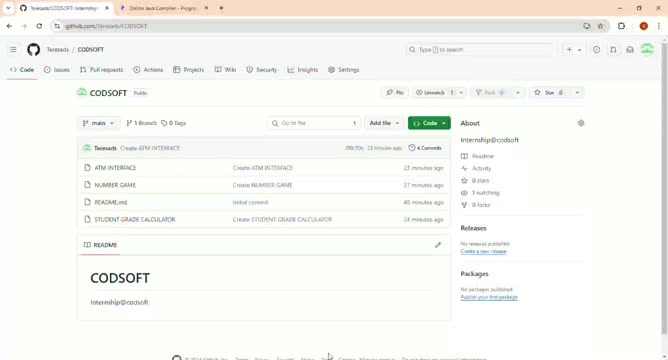 Teresa Danielle Sabrina on LinkedIn: #codsoft #internship #task1 # ... Teresa Danielle Sabrina on LinkedIn: #codsoft #internship #task1 # ...