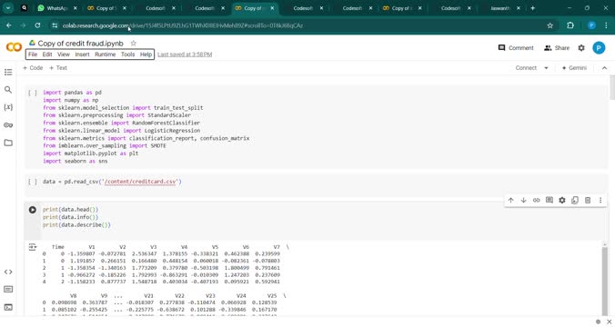 JASWANTH REDDY on LinkedIn: #ml #finance #internshipcodsoft JASWANTH REDDY on LinkedIn: #ml #finance #internshipcodsoft