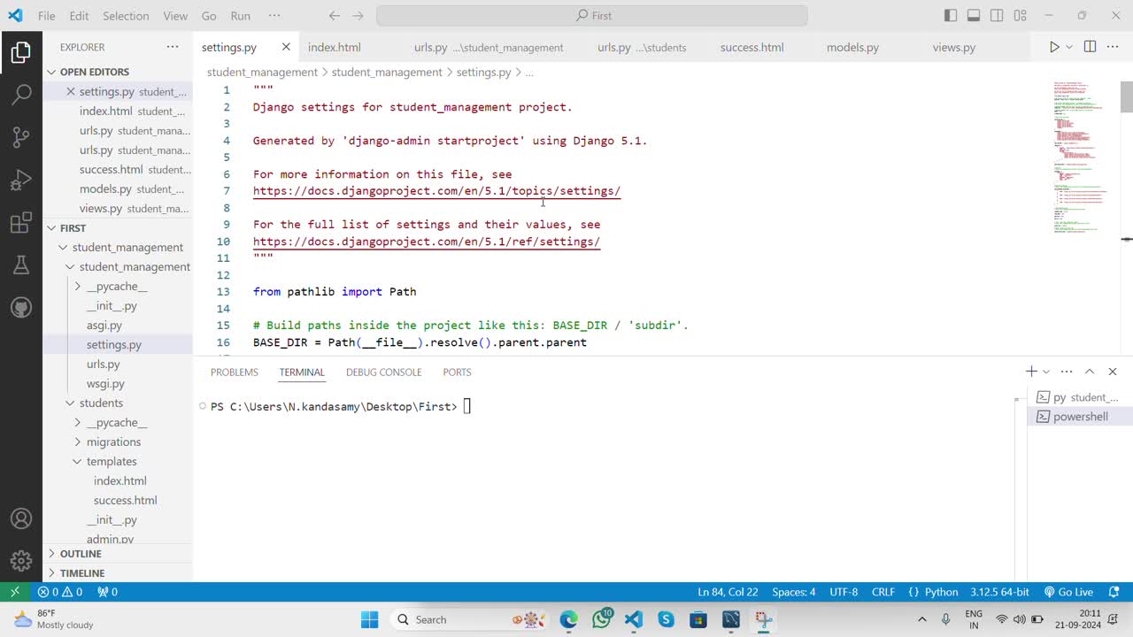 Vignesh Kandasamy on LinkedIn: #webdevelopment #django #mysql # ... Vignesh Kandasamy on LinkedIn: #webdevelopment #django #mysql # ...