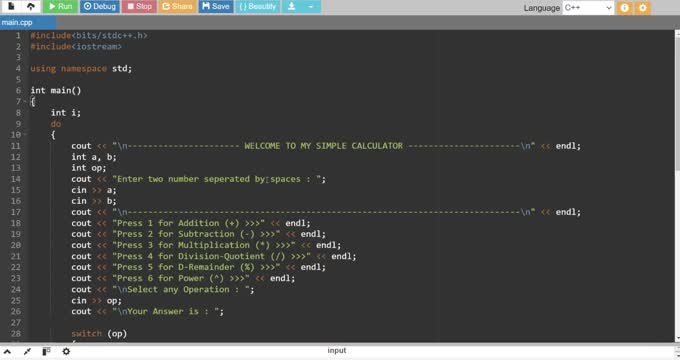 DHIRAJ SURYAWANSHI on LinkedIn: #c #programming #codsoft #codsoft_intership DHIRAJ SURYAWANSHI on LinkedIn: #c #programming #codsoft #codsoft_intership
