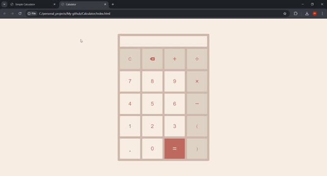 Mohammed Mujeeb on LinkedIn: Calculator using HTML ,CSS , JavaScript ... Mohammed Mujeeb on LinkedIn: Calculator using HTML ,CSS , JavaScript ...