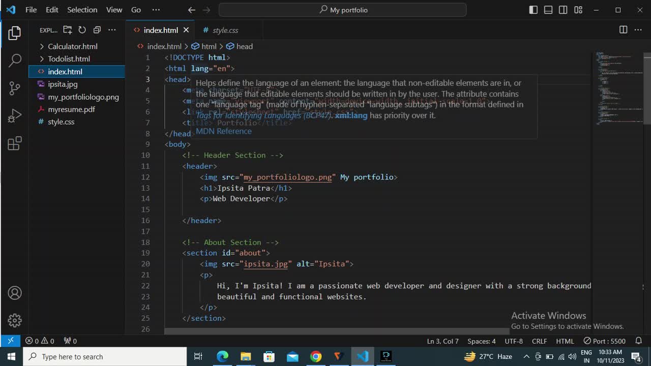 I share my new portfolio project with CodSoft | Ipsita Patra posted on ... I share my new portfolio project with CodSoft | Ipsita Patra posted on ...