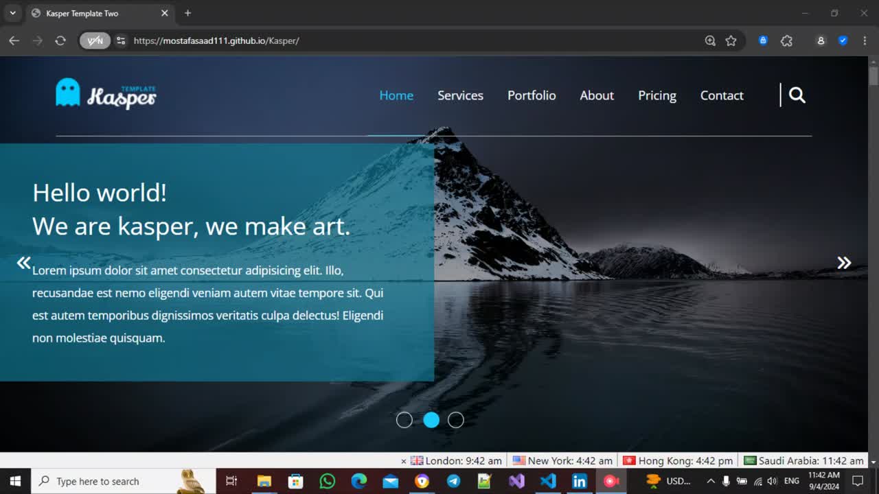 Mustafa saad on LinkedIn: Kasper templet project using [Html & Css ... Mustafa saad on LinkedIn: Kasper templet project using [Html & Css ...