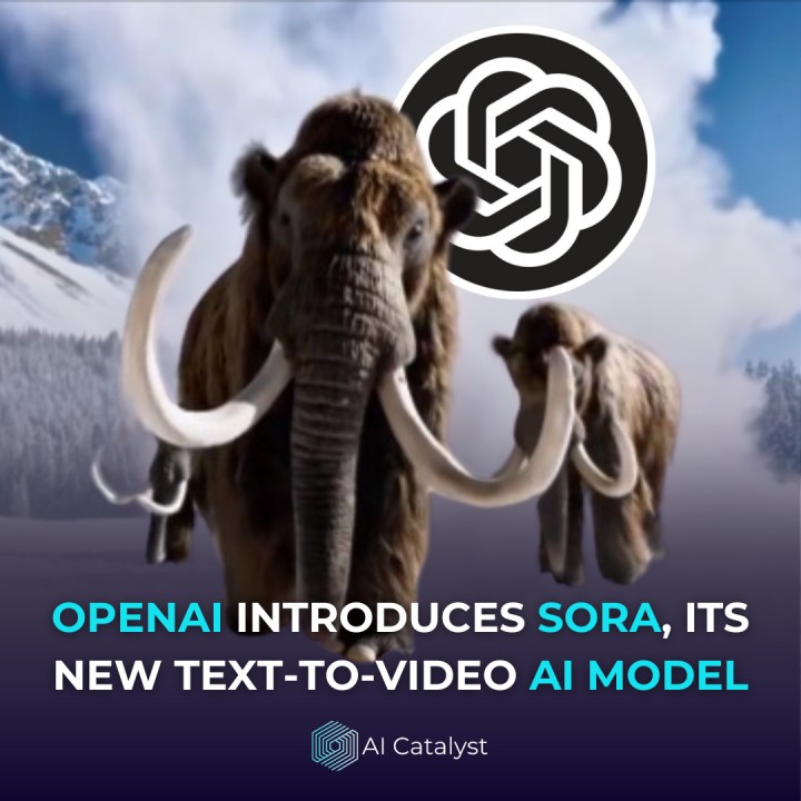 AI Catalyst on LinkedIn: OpenAI dropped game-changing tech! Sora - The ... AI Catalyst on LinkedIn: OpenAI dropped game-changing tech! Sora - The ...