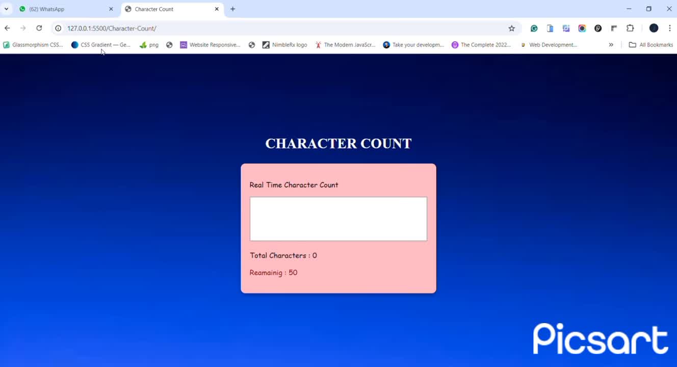 Sundaram Katare on LinkedIn: #javascript #realtimecharactercount #ux # ... Sundaram Katare on LinkedIn: #javascript #realtimecharactercount #ux # ...