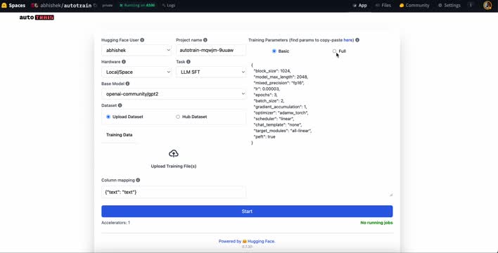 Alper Yilmaz, MSc on LinkedIn: AutoTrain - Basic Parameter Mode ... Alper Yilmaz, MSc on LinkedIn: AutoTrain - Basic Parameter Mode ...