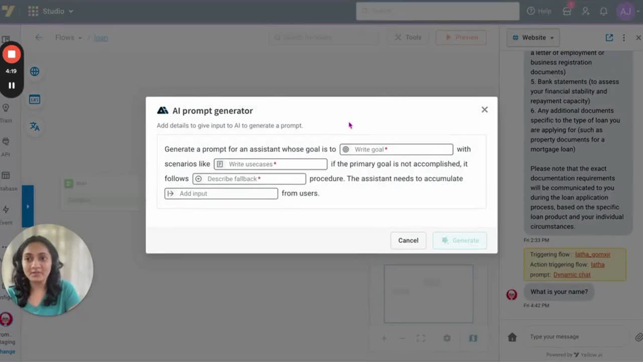 Learn about Prompt Generator by Disha Thakkar | Yellow.ai posted on the ... Learn about Prompt Generator by Disha Thakkar | Yellow.ai posted on the ...