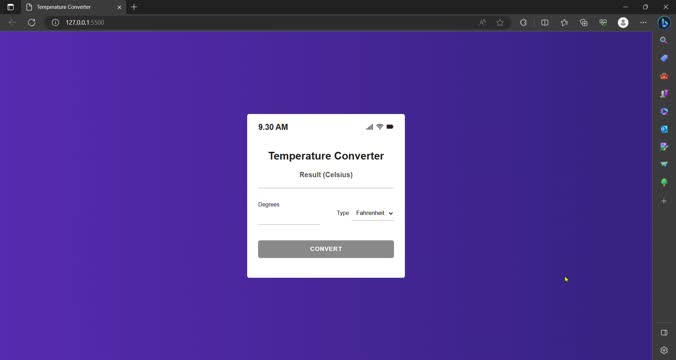Designing a temperature converter website with HTML, CSS, and ... Designing a temperature converter website with HTML, CSS, and ...