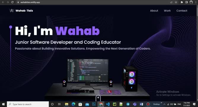 Wahab Tlais on LinkedIn: #portfolio #threejs #reactjs #tailwindcss # ... Wahab Tlais on LinkedIn: #portfolio #threejs #reactjs #tailwindcss # ...