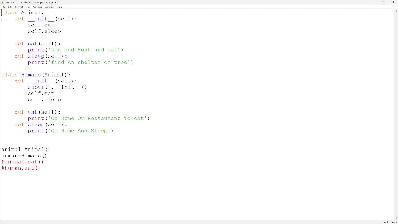 Exploring inheritance in Python | Ragul K posted on the topic | LinkedIn Exploring inheritance in Python | Ragul K posted on the topic | LinkedIn