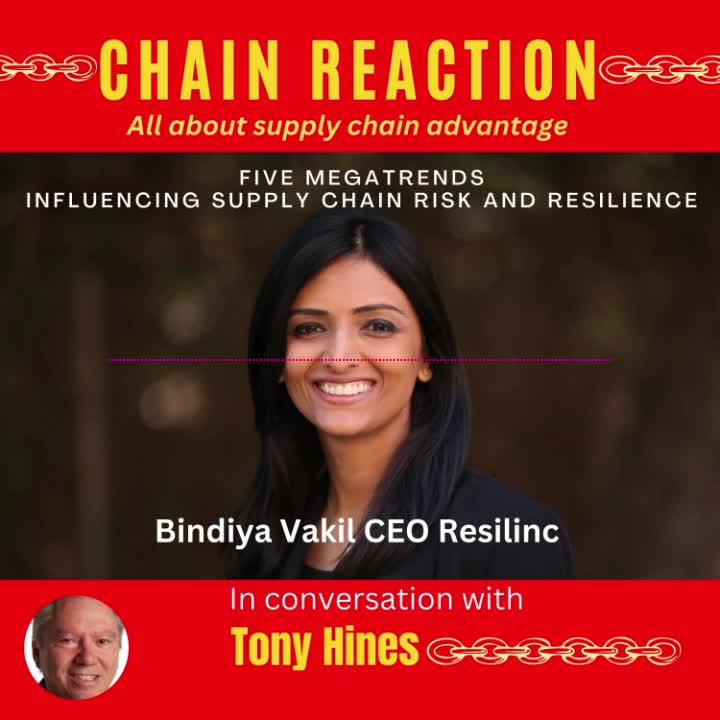 Resilinc CEO on 5 megatrends and AI on Chain Reaction | Resilinc posted ... Resilinc CEO on 5 megatrends and AI on Chain Reaction | Resilinc posted ...