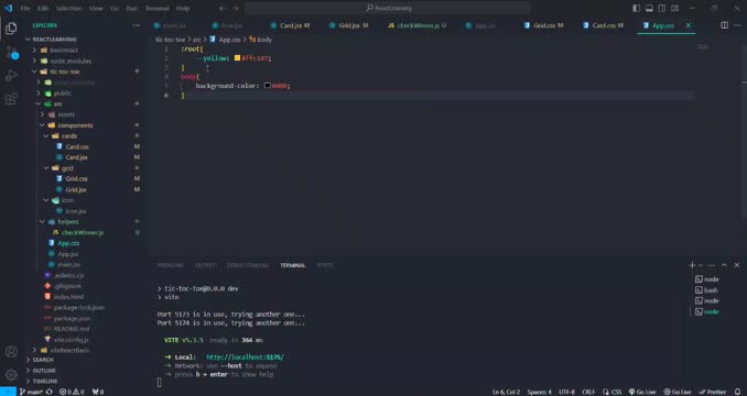 Completed Tic-Tac-Toe game with React | Himanshu Verma posted on the ... Completed Tic-Tac-Toe game with React | Himanshu Verma posted on the ...