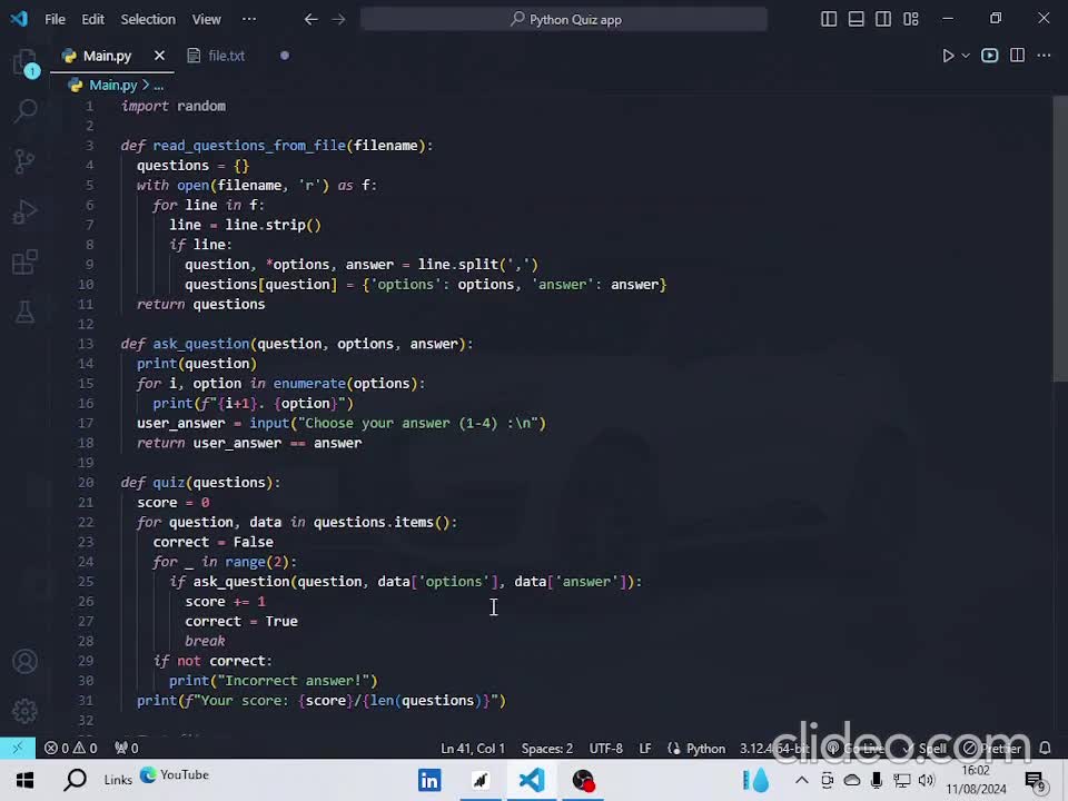 Asad Ullah on LinkedIn: #pythonprogramming #quizapp #webdevelopment # ... Asad Ullah on LinkedIn: #pythonprogramming #quizapp #webdevelopment # ...