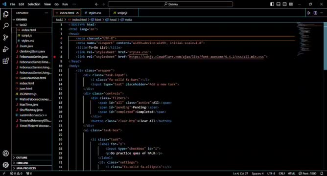 Dishika . on LinkedIn: #octanet #octanetinternship #html #css # ... Dishika . on LinkedIn: #octanet #octanetinternship #html #css # ...