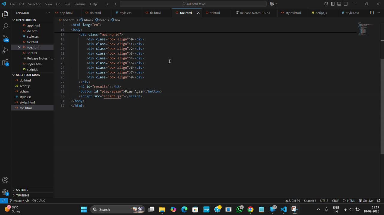 #webdevelopment #tictactoe #gamedev #javascript #html #css… | Shreya ... #webdevelopment #tictactoe #gamedev #javascript #html #css… | Shreya ...