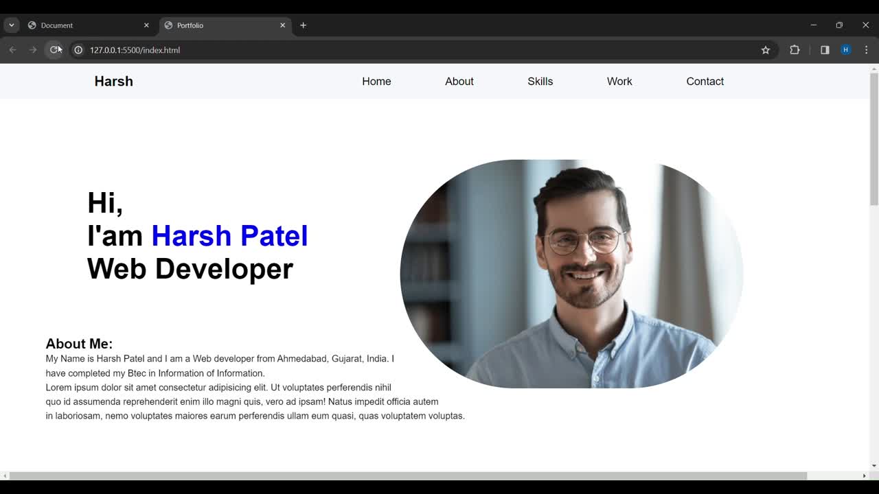 Harsh Patel on LinkedIn: #webdevelopment #html #css #portfolio Harsh Patel on LinkedIn: #webdevelopment #html #css #portfolio