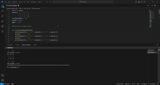 Kritika Kanchan on LinkedIn: #tictactoe #python #internship #internpe # ... Kritika Kanchan on LinkedIn: #tictactoe #python #internship #internpe # ...