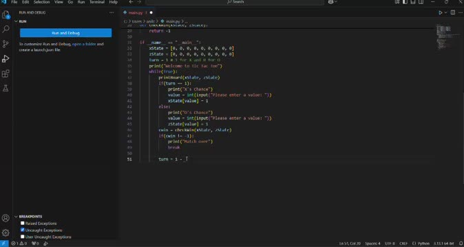 Mohan pavan kumar Battula on LinkedIn: TIC TAC TOE using Python Mohan pavan kumar Battula on LinkedIn: TIC TAC TOE using Python