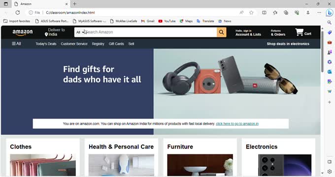 Anjali Kumari on LinkedIn: #webdevelopment #html #css #amazonclone Anjali Kumari on LinkedIn: #webdevelopment #html #css #amazonclone