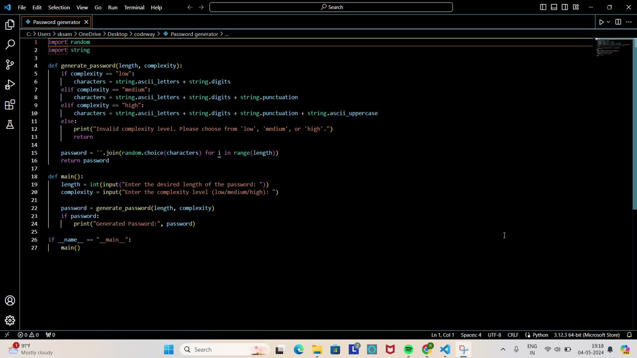 #codeway #pythonprogramming | ROUTHU SATISH #codeway #pythonprogramming | ROUTHU SATISH