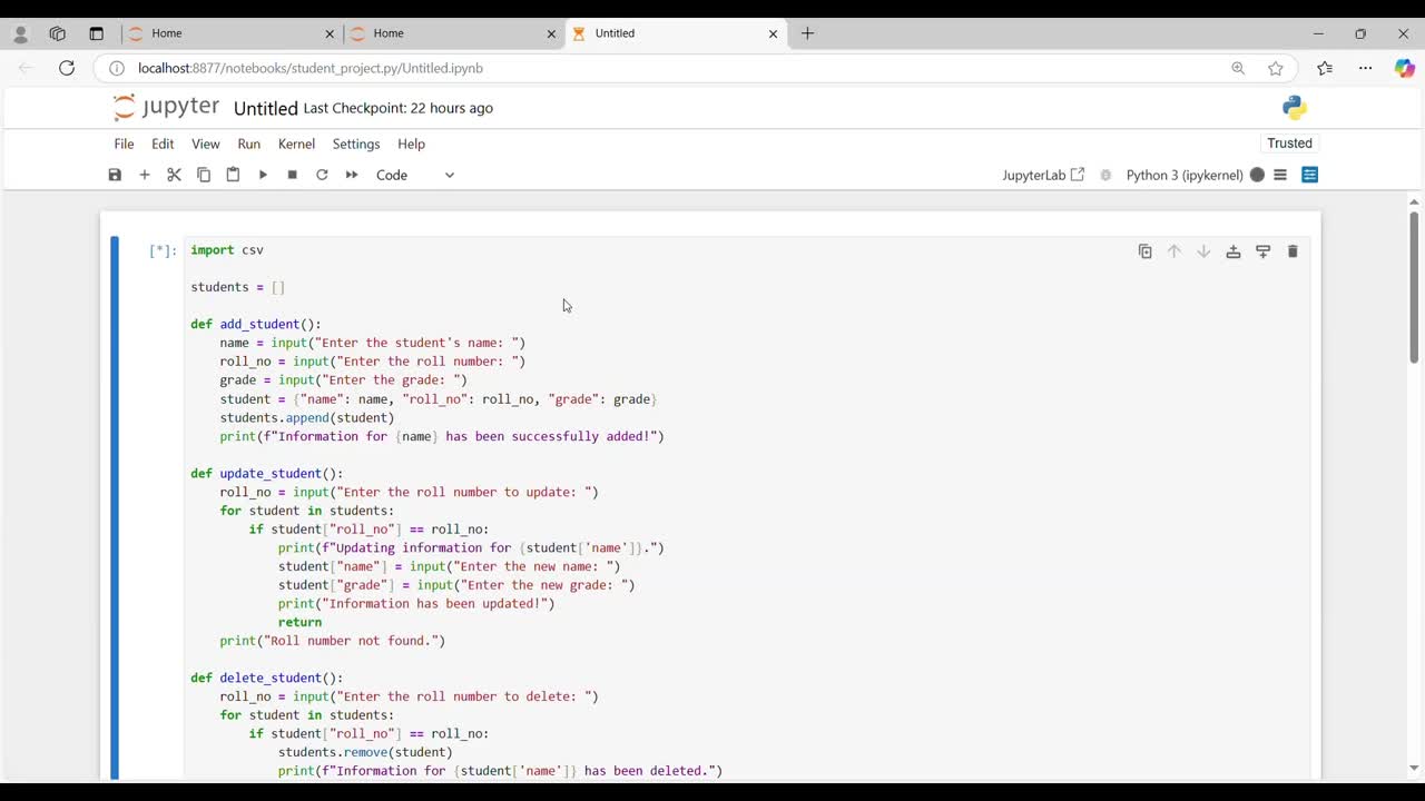 Umesh Bhamare on LinkedIn: #python #studentmanagementsystem # ... Umesh Bhamare on LinkedIn: #python #studentmanagementsystem # ...