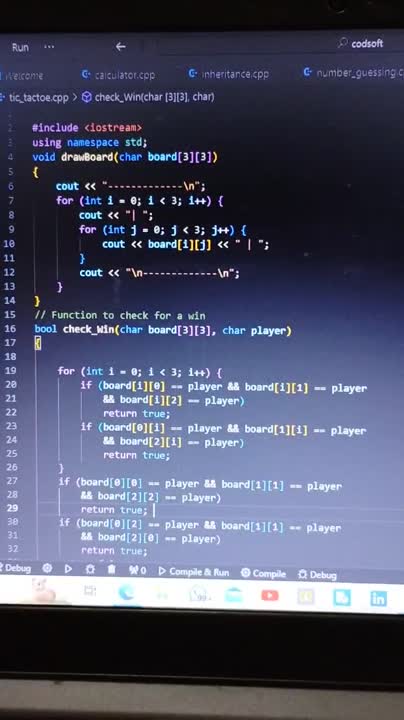 Saanya Garg on LinkedIn: #c #tictactoe #internship Saanya Garg on LinkedIn: #c #tictactoe #internship