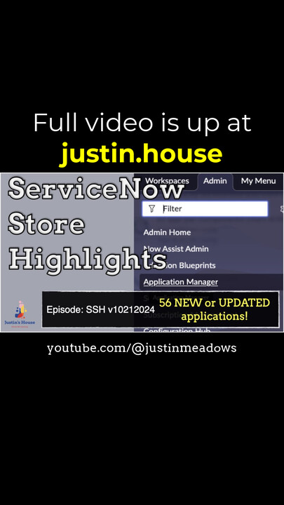 Justin Meadows on LinkedIn: #servicenow #applications #appstore # ... Justin Meadows on LinkedIn: #servicenow #applications #appstore # ...