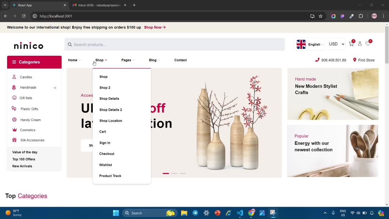 Designed a responsive e-commerce website using modern web technologies ... Designed a responsive e-commerce website using modern web technologies ...