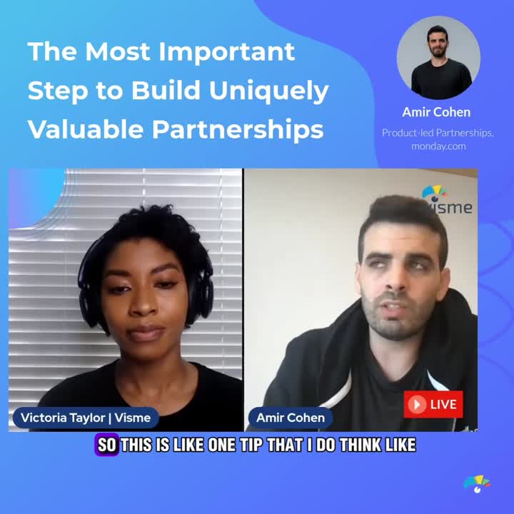 Visme on LinkedIn: Building Valuable Partnerships | Visme x Amir Cohen Visme on LinkedIn: Building Valuable Partnerships | Visme x Amir Cohen