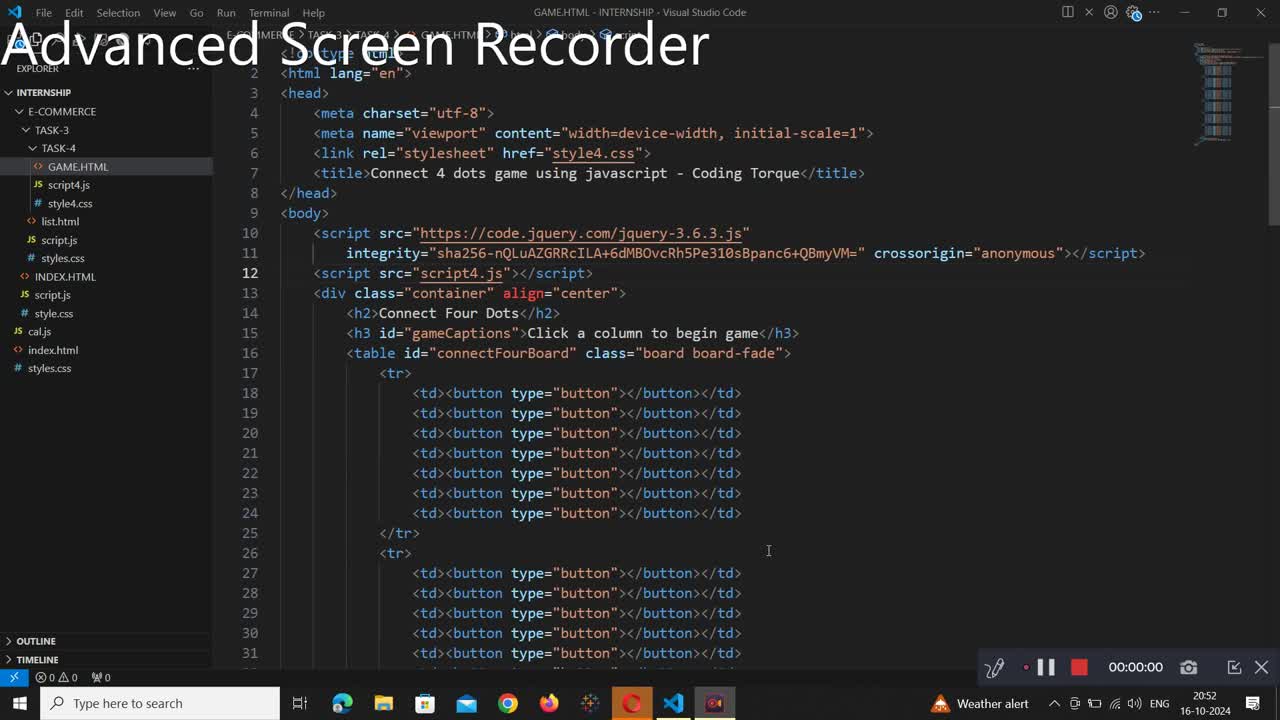 Badavath Malavika on LinkedIn: #html #css #javascript #internpe # ... Badavath Malavika on LinkedIn: #html #css #javascript #internpe # ...