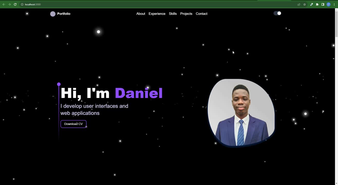 Quick update: Next.js and TypeScript portfolio | Daniel Amenyenu posted ... Quick update: Next.js and TypeScript portfolio | Daniel Amenyenu posted ...