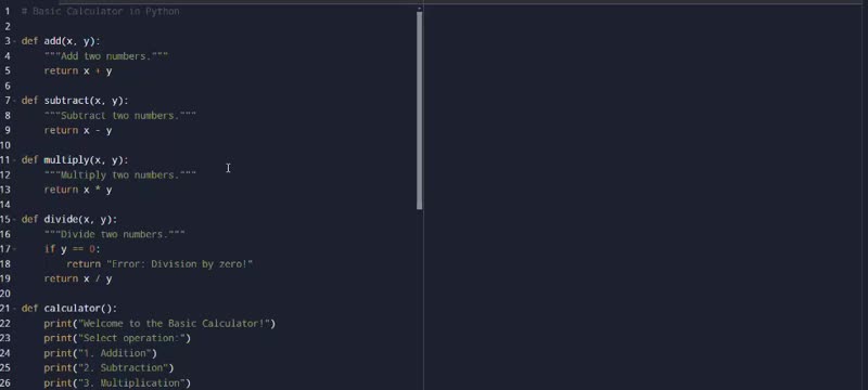 MOHAN RAJ S on LinkedIn: calculator using in python code MOHAN RAJ S on LinkedIn: calculator using in python code