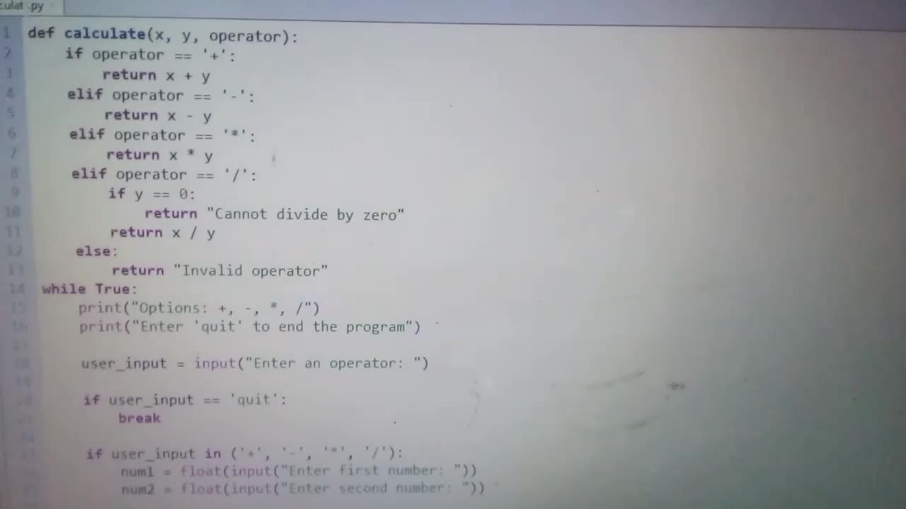 Sarvani Koneti on LinkedIn: Calculator using python task Sarvani Koneti on LinkedIn: Calculator using python task