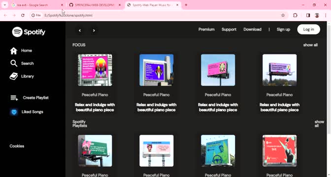 Prince Raj S on LinkedIn: #webdevelopment #html #css #github #spotifyclone Prince Raj S on LinkedIn: #webdevelopment #html #css #github #spotifyclone