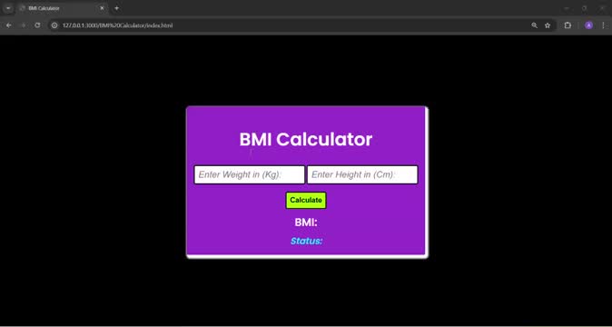 #webdevelopment #javascript #bmi #frontend #learning | Amit Chhoker #webdevelopment #javascript #bmi #frontend #learning | Amit Chhoker