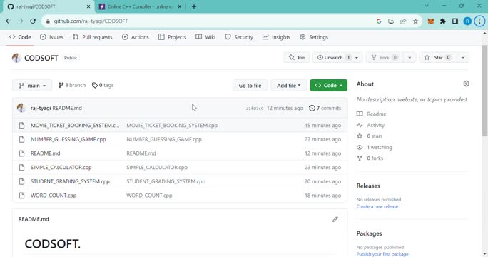 Raj Tyagi on LinkedIn: #codsoft #c #programming #internships2023 Raj Tyagi on LinkedIn: #codsoft #c #programming #internships2023