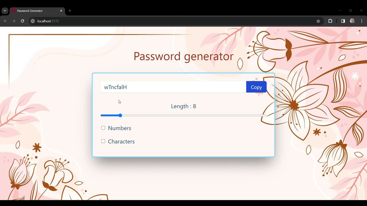 Vijay Kumar Chaurasiya on LinkedIn: #reactjs #hooks #passwordgenerator ... Vijay Kumar Chaurasiya on LinkedIn: #reactjs #hooks #passwordgenerator ...