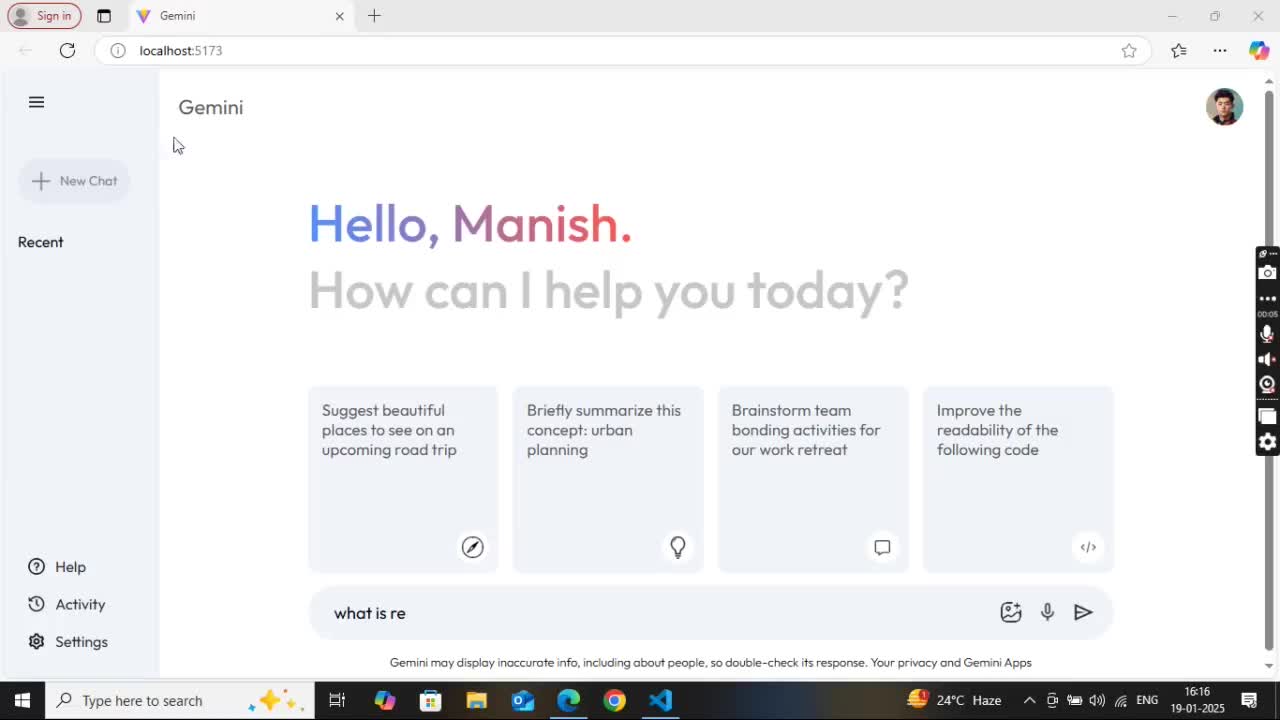 Manish Soni on LinkedIn: #react #geminiai #javafullstack # ... Manish Soni on LinkedIn: #react #geminiai #javafullstack # ...