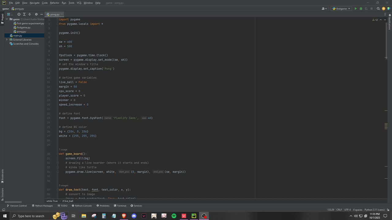 Justin Walker on LinkedIn: #python #pygame #gamedev Justin Walker on LinkedIn: #python #pygame #gamedev