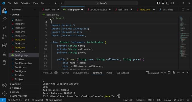 Ayush Kumar Sony on LinkedIn: #java #codesoft Ayush Kumar Sony on LinkedIn: #java #codesoft