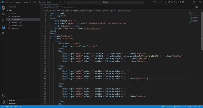 Srishti Bhongle on LinkedIn: #html #css #javascript #basiccalculator Srishti Bhongle on LinkedIn: #html #css #javascript #basiccalculator