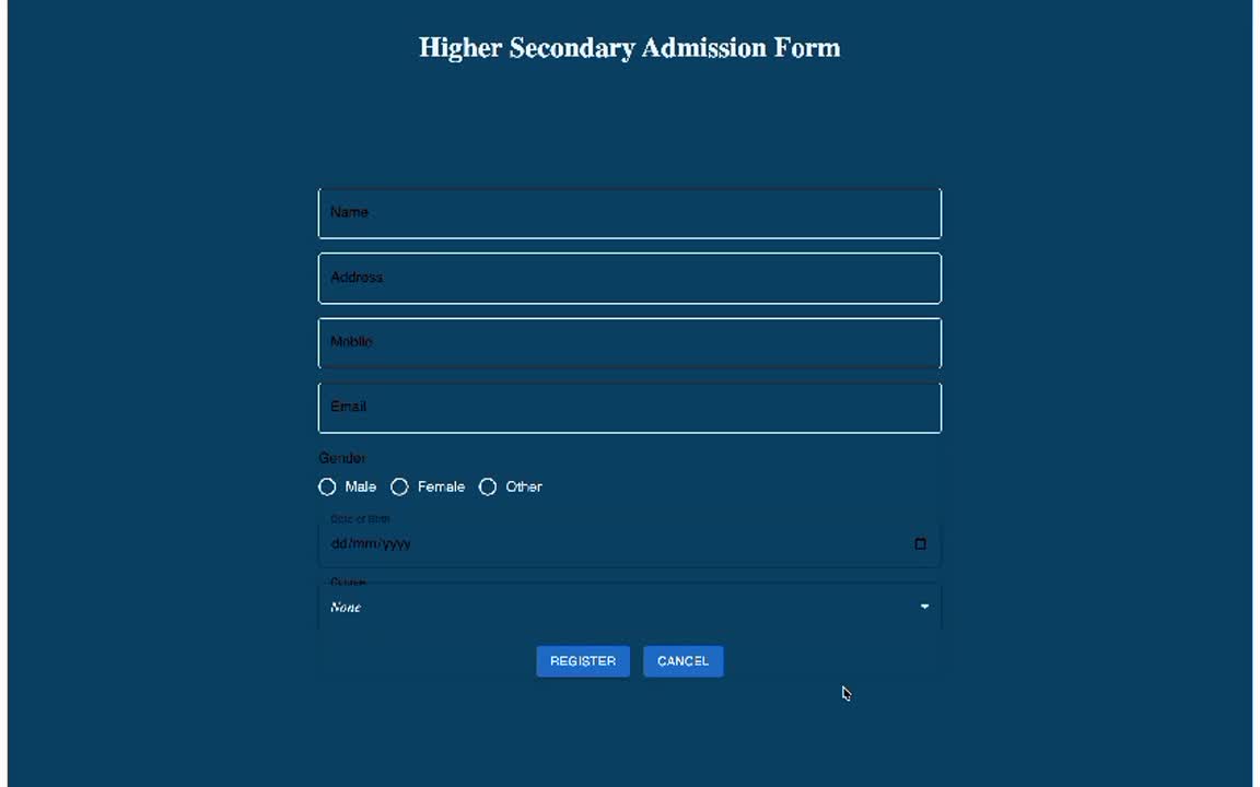 Athira O R on LinkedIn: Here is my new registration form designed with ... Athira O R on LinkedIn: Here is my new registration form designed with ...