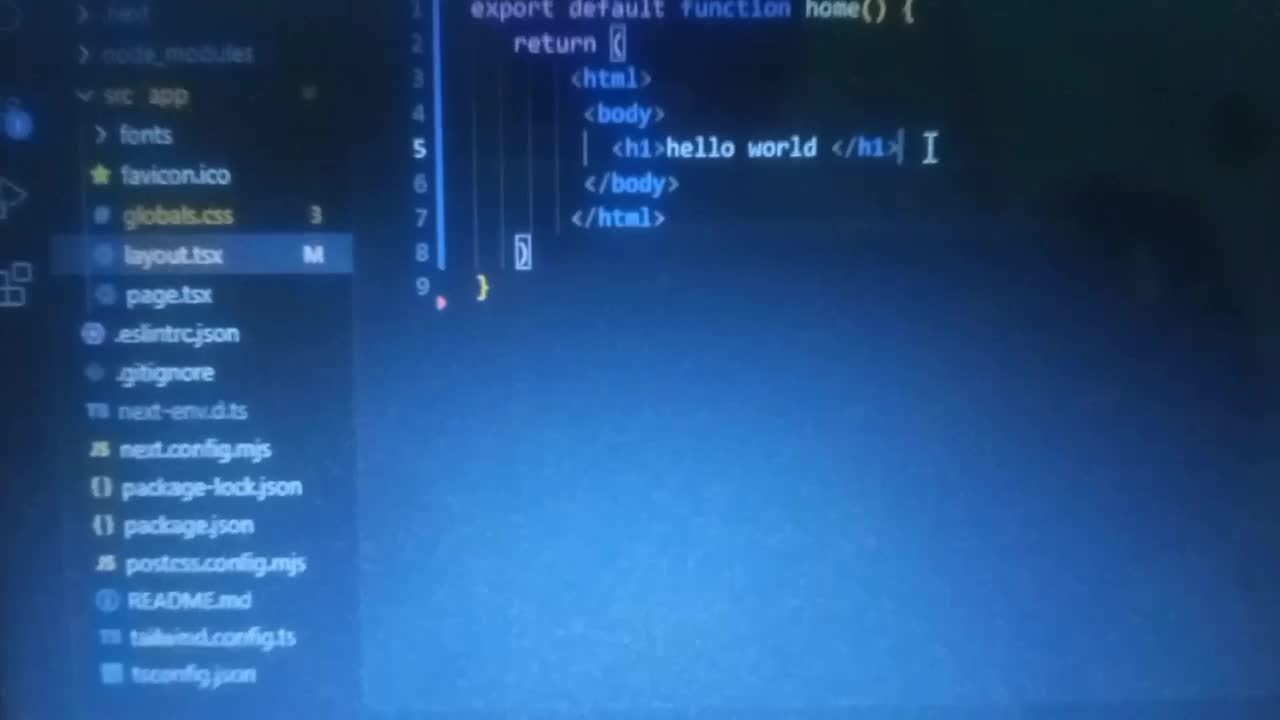 Moazam Haider on LinkedIn: start learning nextjs* hello world First ... Moazam Haider on LinkedIn: start learning nextjs* hello world First ...