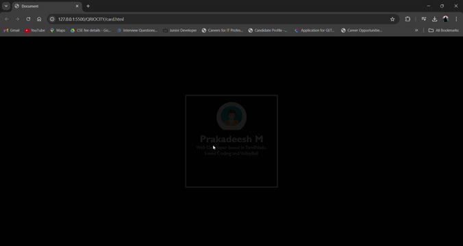 Prakadeesh M on LinkedIn: #qriocity #fullstackdeveloper # ... Prakadeesh M on LinkedIn: #qriocity #fullstackdeveloper # ...